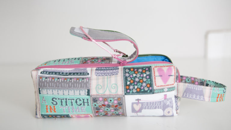 Double zipper box pouch | Charmed By Ashley